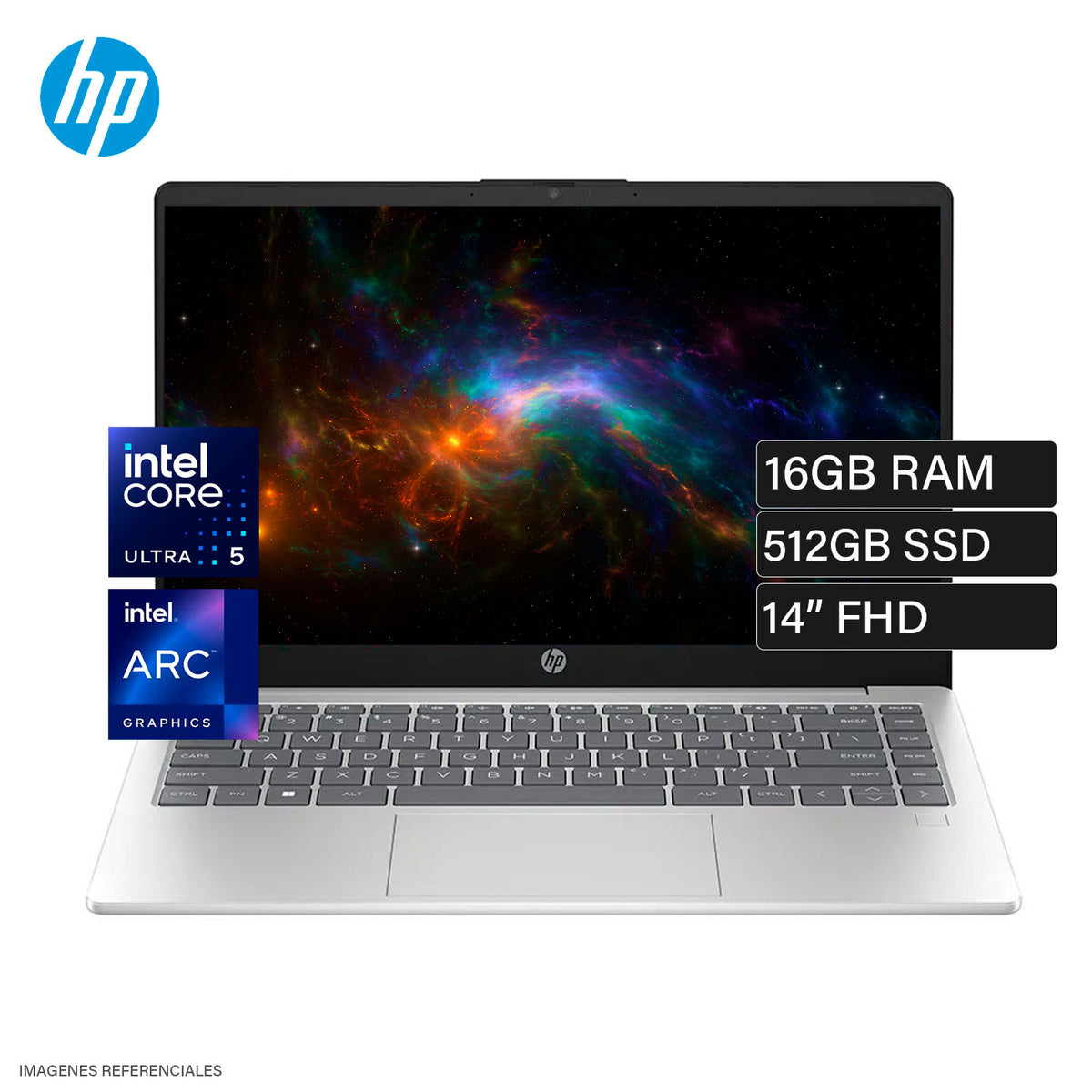 Laptop HP 14-EP1000LA Intel Core Ultra 5 125H Ram 16GB Disco 512GB SSD – RYM Portátiles Perú
